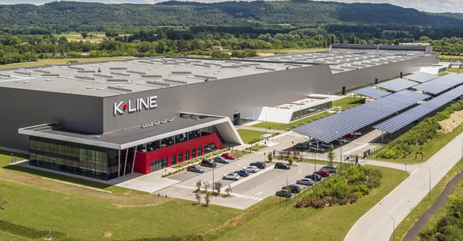 Conception de l'usine high tech K-line dans l'ain - groupe Liebot