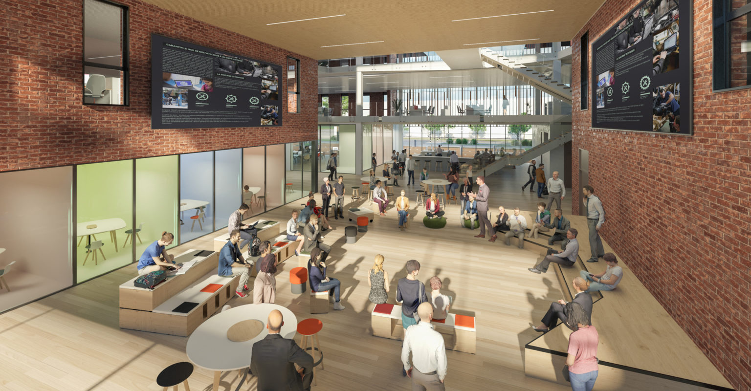 Conception du site ARQUUS du groupe Volvo à Versailles