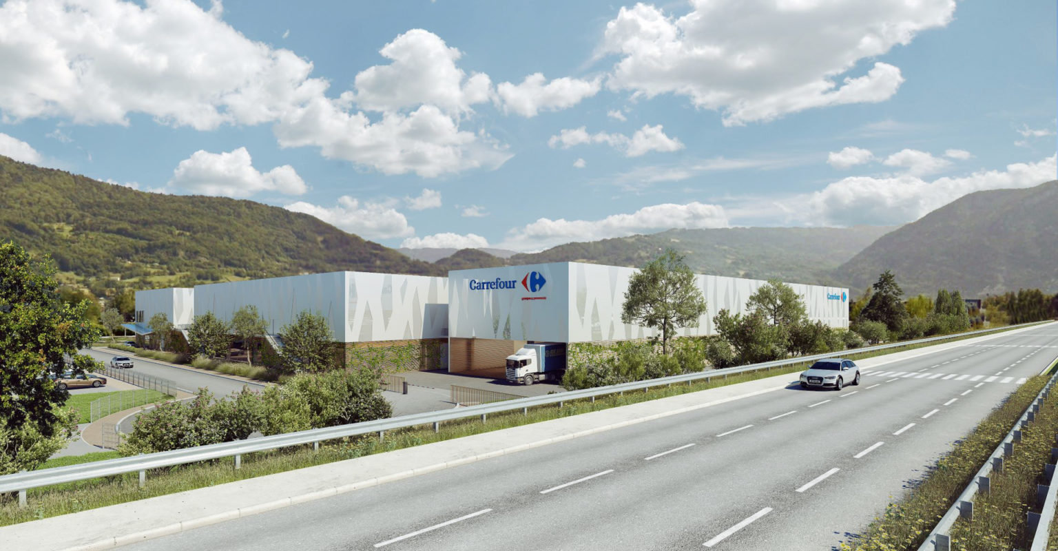 conception et réalisation du Centre commercial Carrefour - Scionzier